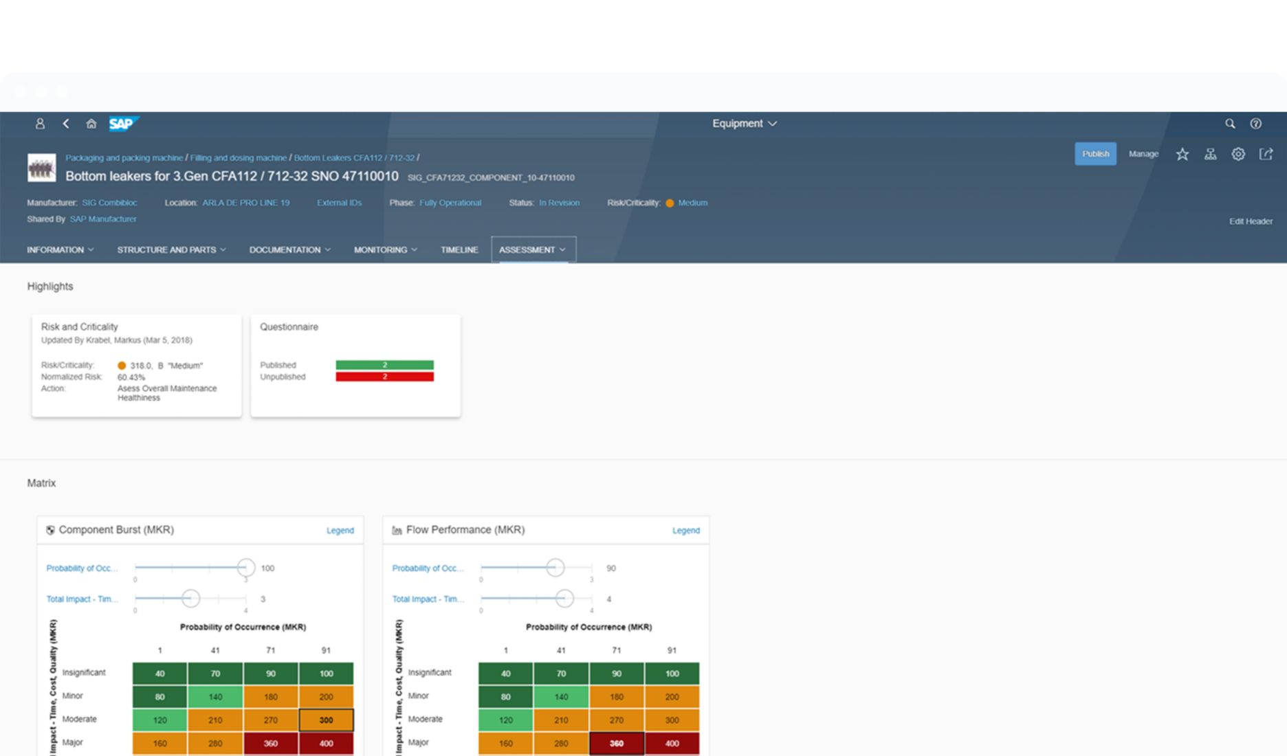 SAP Asset Performance Management | Predictive Maintenance