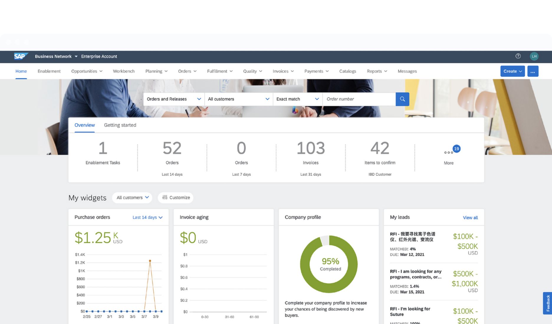 SAP Business Network for Trading Partners