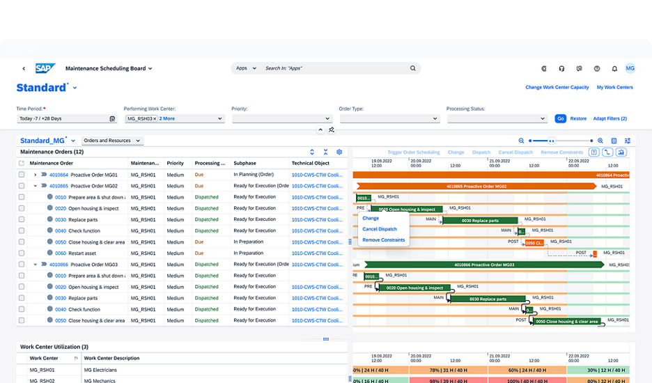 Maintenance Resource Scheduling Software | SAP S/4HANA Maintenance Resource Scheduling Software | SAP S/4HANA