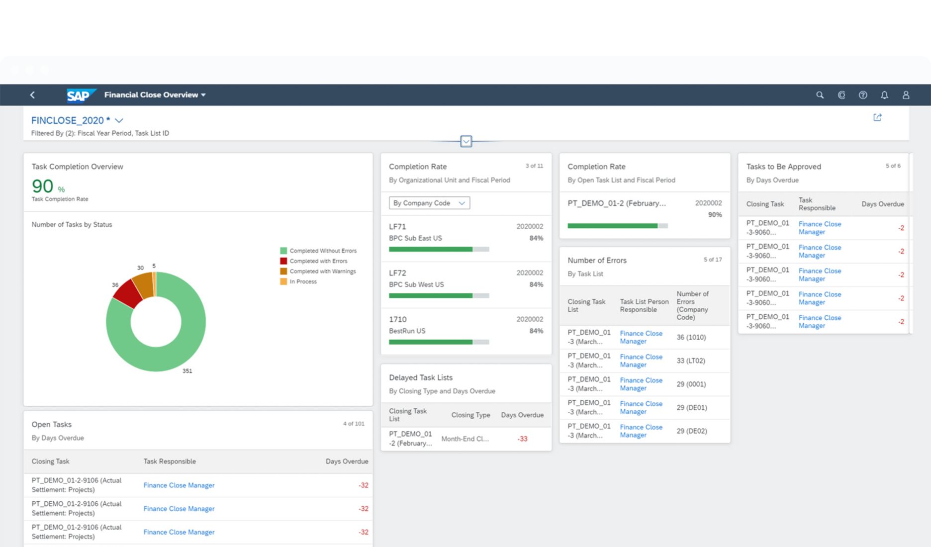 Advanced Financial Closing with Real-Time Monitoring | SAP