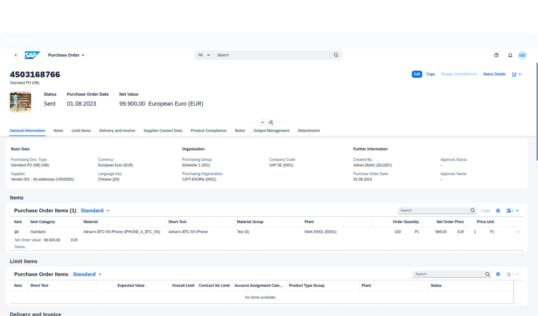 SAP S/4HANA Cloud Private Edition | Procurement