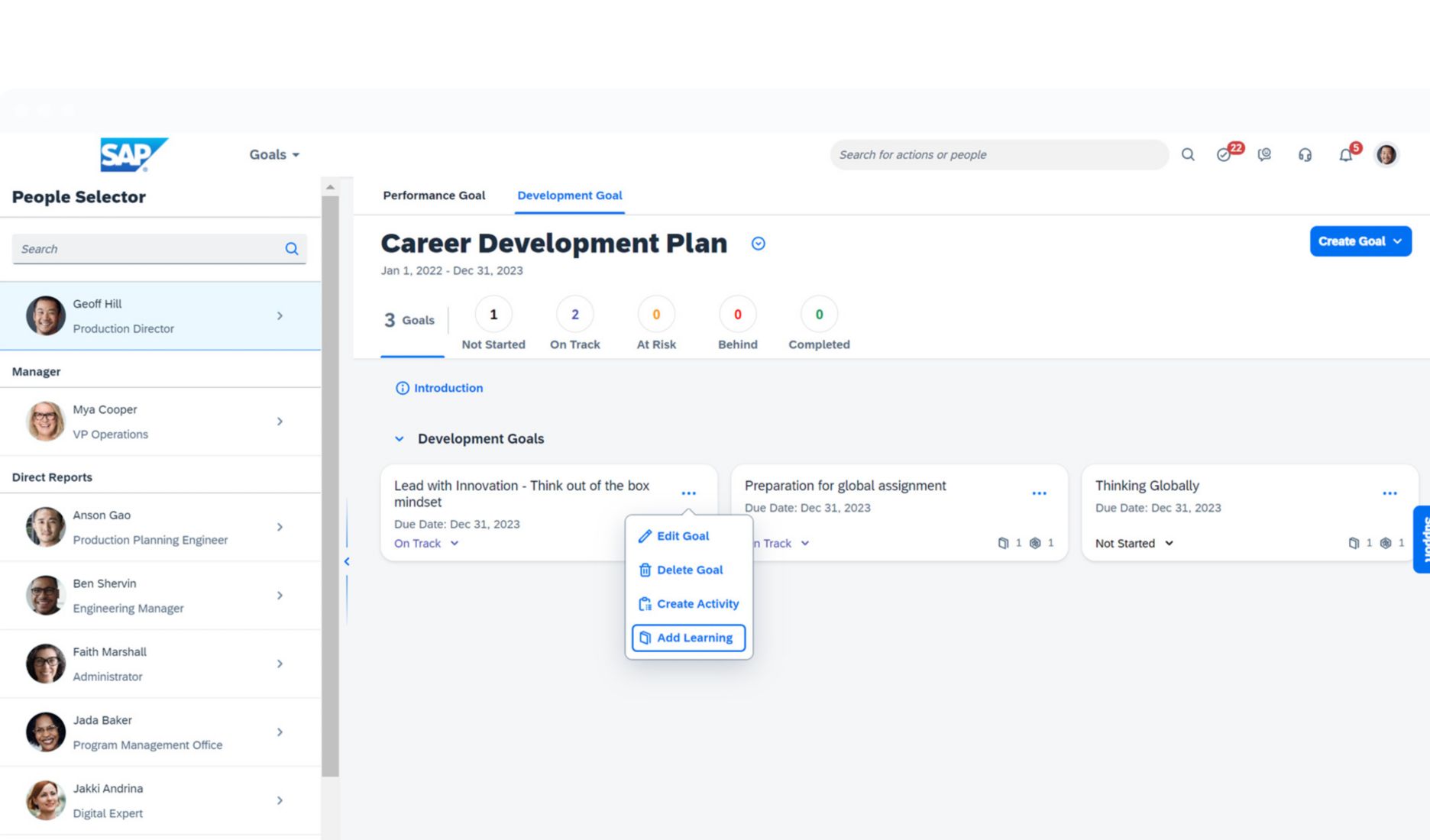 Employee Development & Succession Planning | SAP SuccessFactors