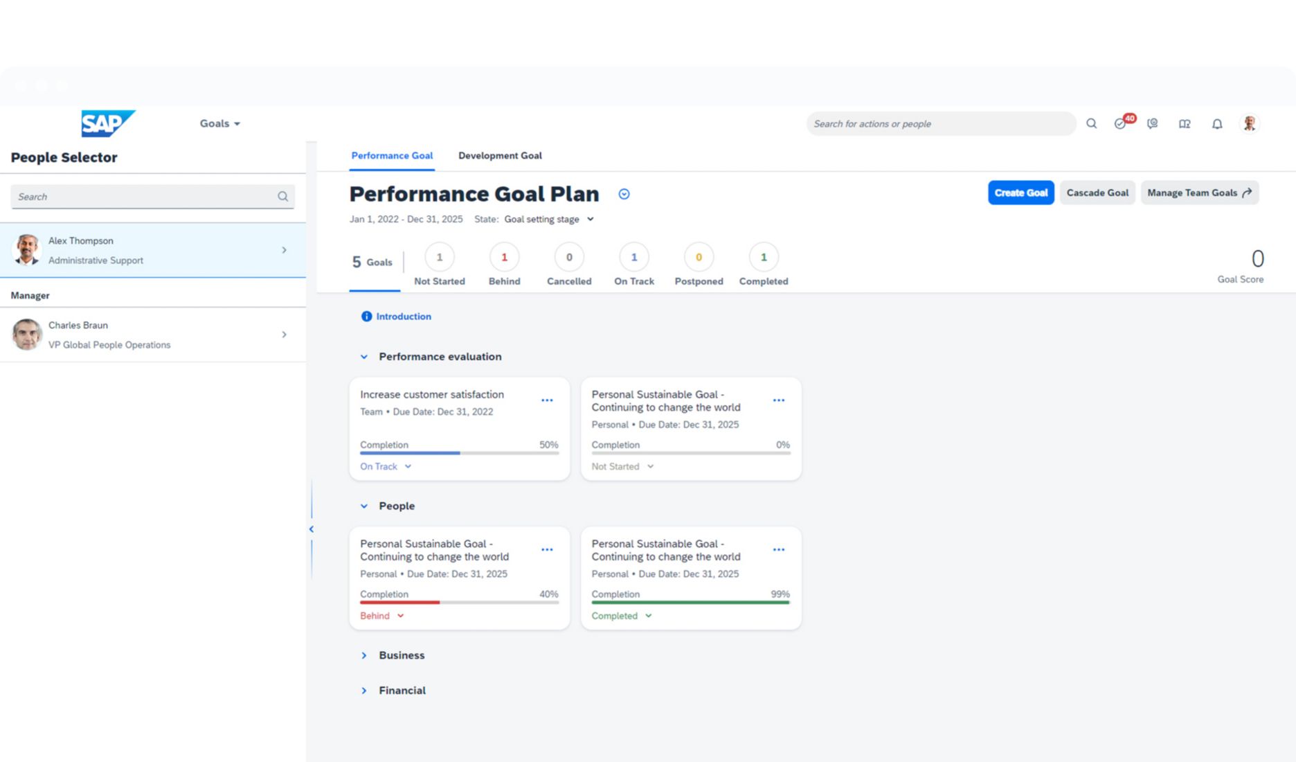 SAP SuccessFactors Performance & Goals | Performance Management System
