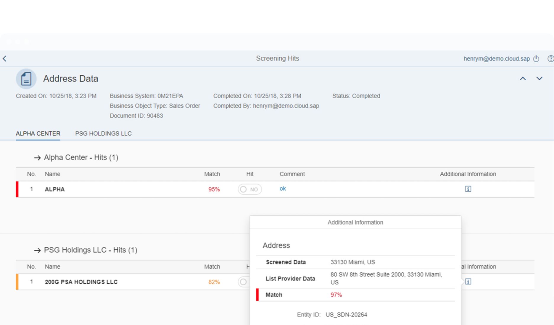 SAP Watch List Screening | Restricted Party Screening